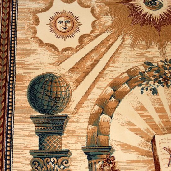 UNIQABLE, Masonic Area RUG Carpet Apron Lodge Bible Freemasonry Mason ...