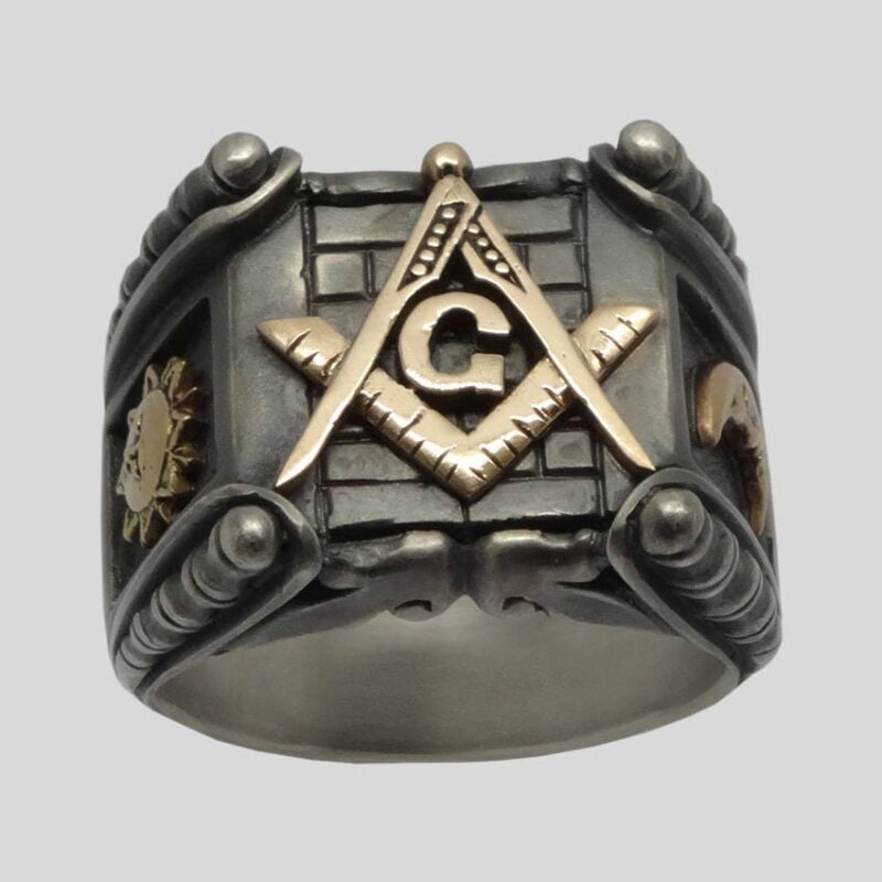 Handmade Sterling Silver 925 and 14K Solid Yellow Gold Custom Made ...