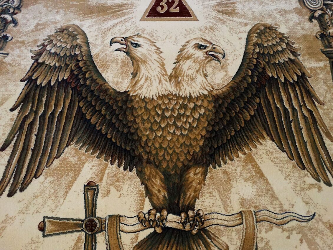 UNIQABLE, Custom Scottish Rite Masonic 32nd Degree Freemason Area Rug ...