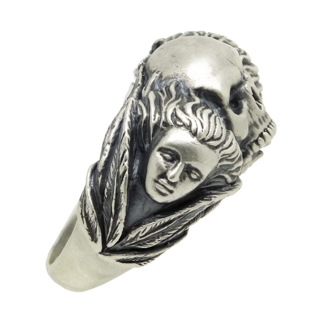 Custom Made Skull Ring, Memento Mori Ring, Women’s Skull Ring, Women ...