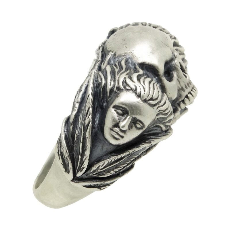 Custom Made Skull Ring, Memento Mori Ring, Women’s Skull Ring, Women ...