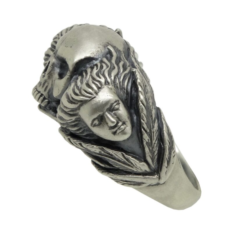 Custom Made Skull Ring, Memento Mori Ring, Women’s Skull Ring, Women ...