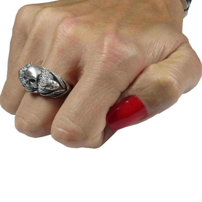 Custom Made Skull Ring, Memento Mori Ring, Women’s Skull Ring, Women ...