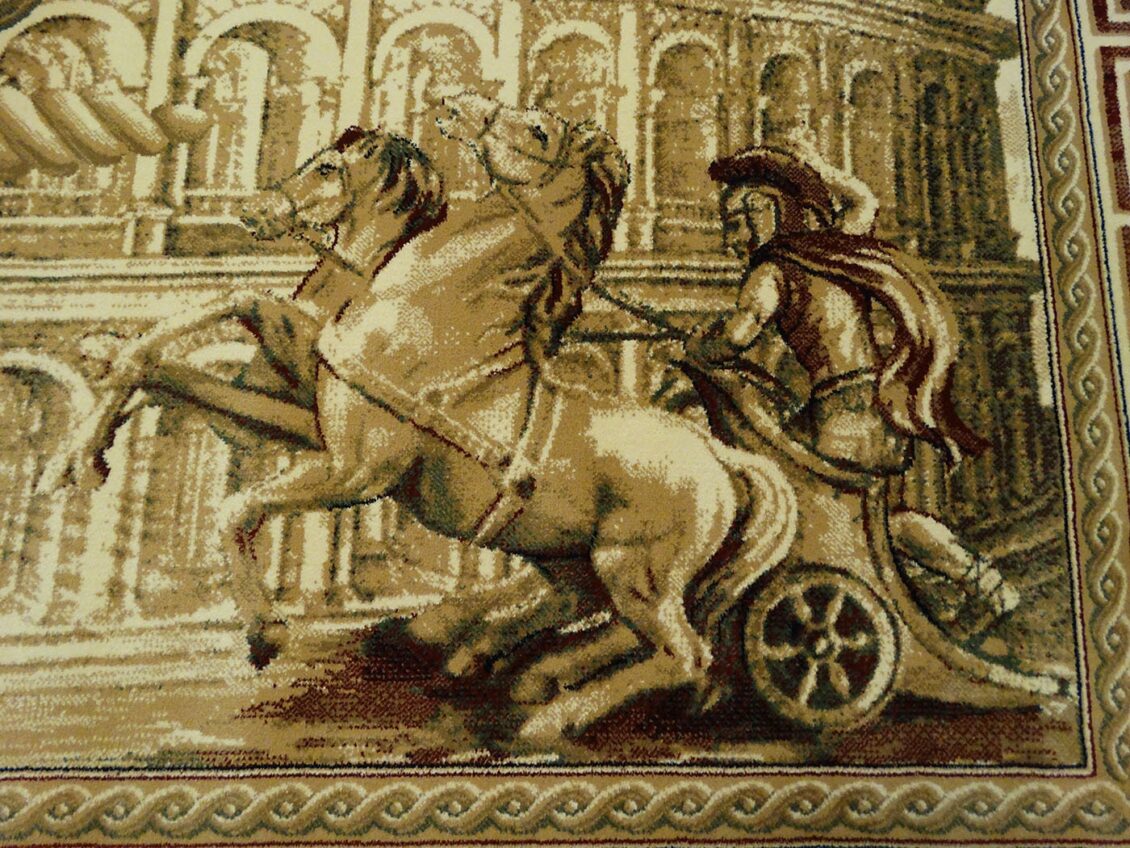 Roman Empire S.P.Q.R Eagle Area Rug Flag Ring Rome Legion Army Banner ...