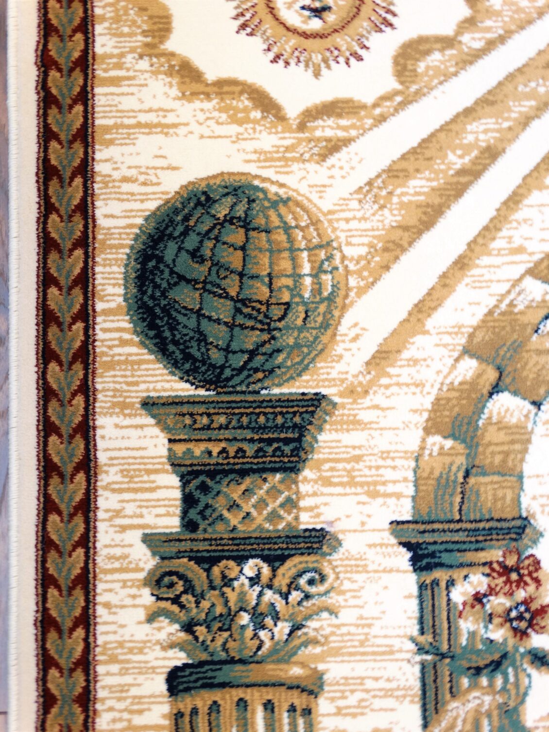 Masonic Woven Area Rug, Freemason Ring, Square and Compass, All Seeing ...